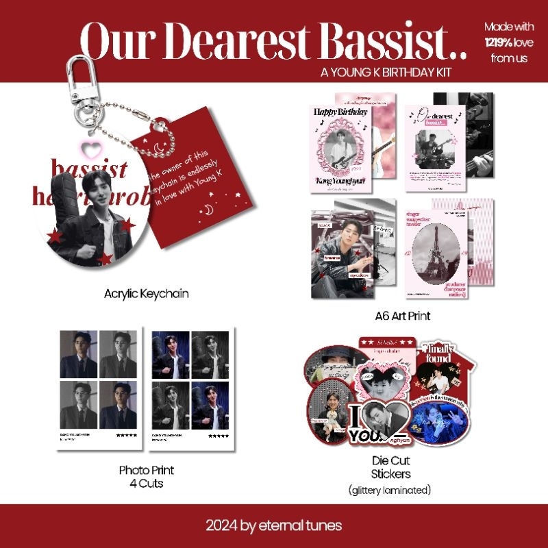 Our DEAREST BASSIST | Youngk BIRTHDAY KIT by eternaltunes | Shopee ...