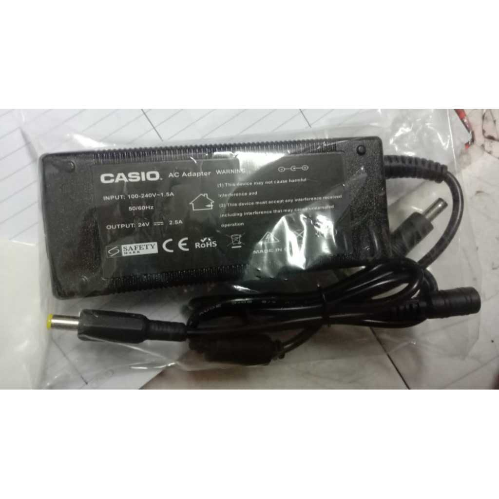 Casio 24V 2.5A MZX300 MZX500 CTX-5000 Digital Piano Power Adapter ...