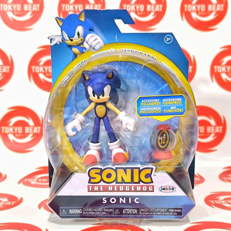 Sonic THE HEDGEHOG SONIC ACTION FIGURE WITH 1 UP ITEM BOX ACCESSORIES ...