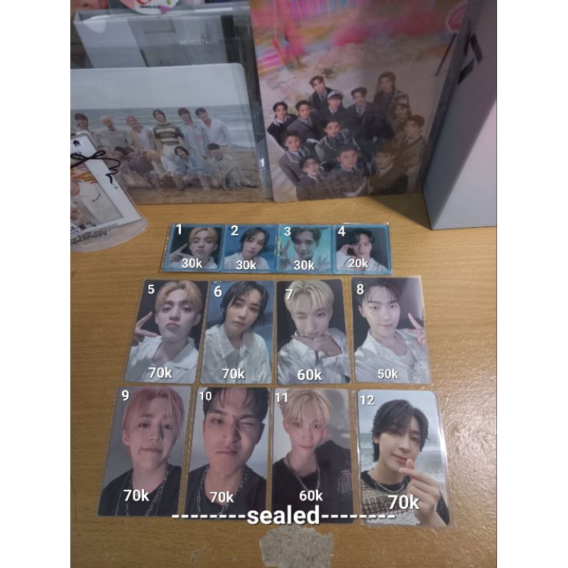 Photocard Seventeen Scoups Jeonghan Joshua Jun Wonwoo Dk Migyu Dino POB ...