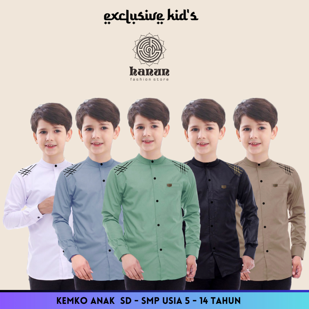 Children's koko shirt, ruby model, combination of embroidery on the ...