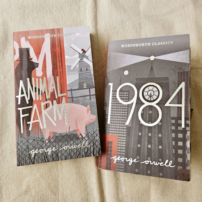 George Orwell 1984 animal wordsworth classics farm english import ...