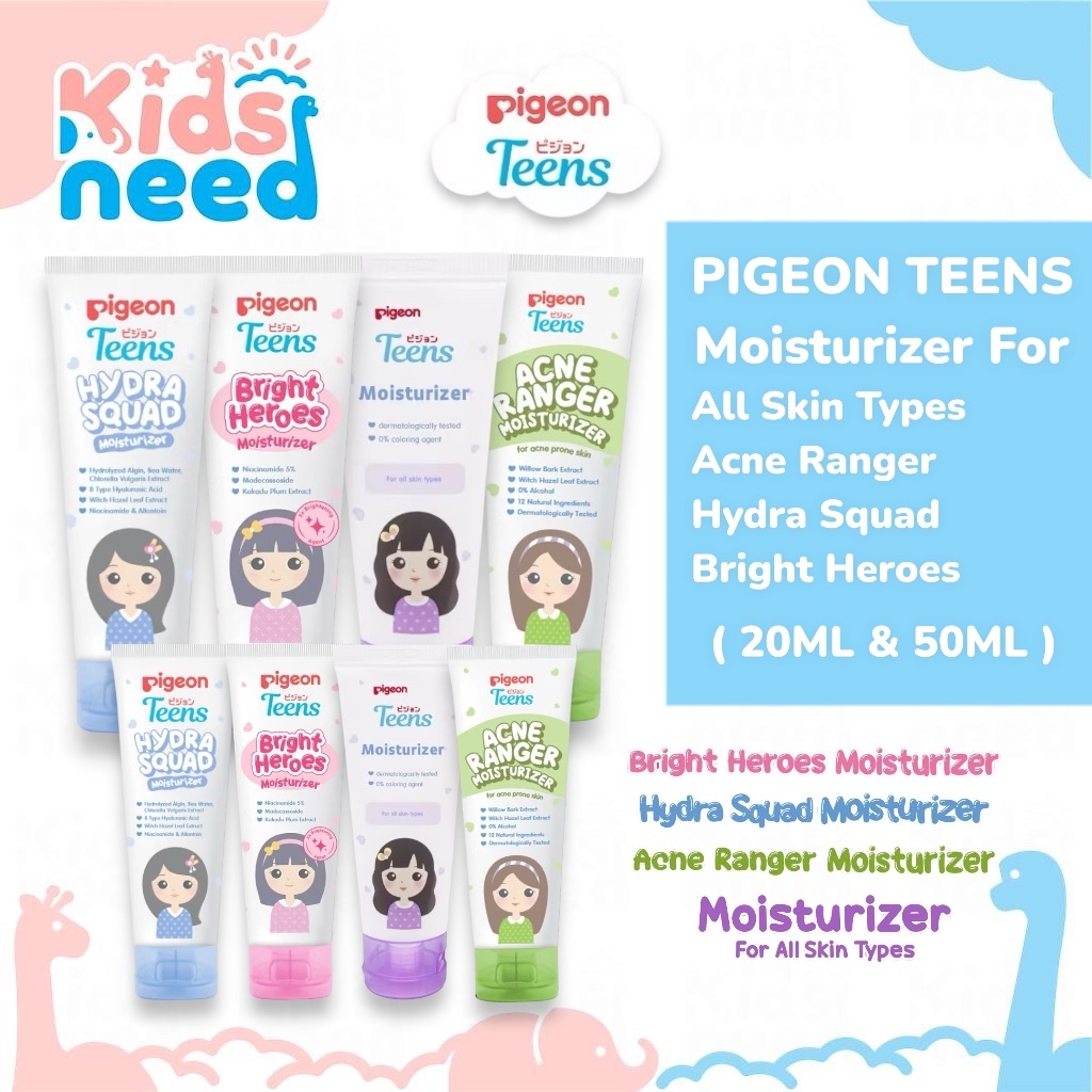 Pigeon Teens Moisturizer For All Skin Types / Acne Ranger / Hydra Squad ...