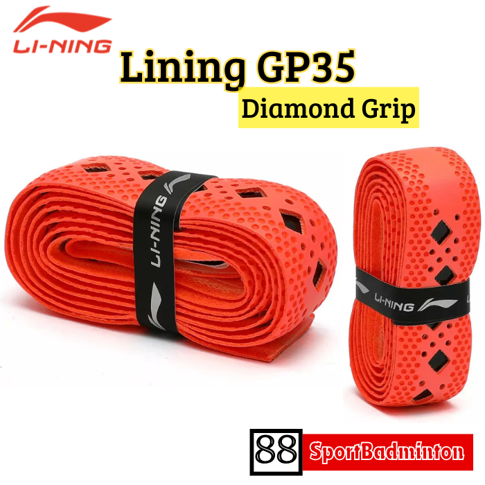 Li-ning GP35 Diamond Grip - Original Li-Ning Badminton Thick Rubber ...