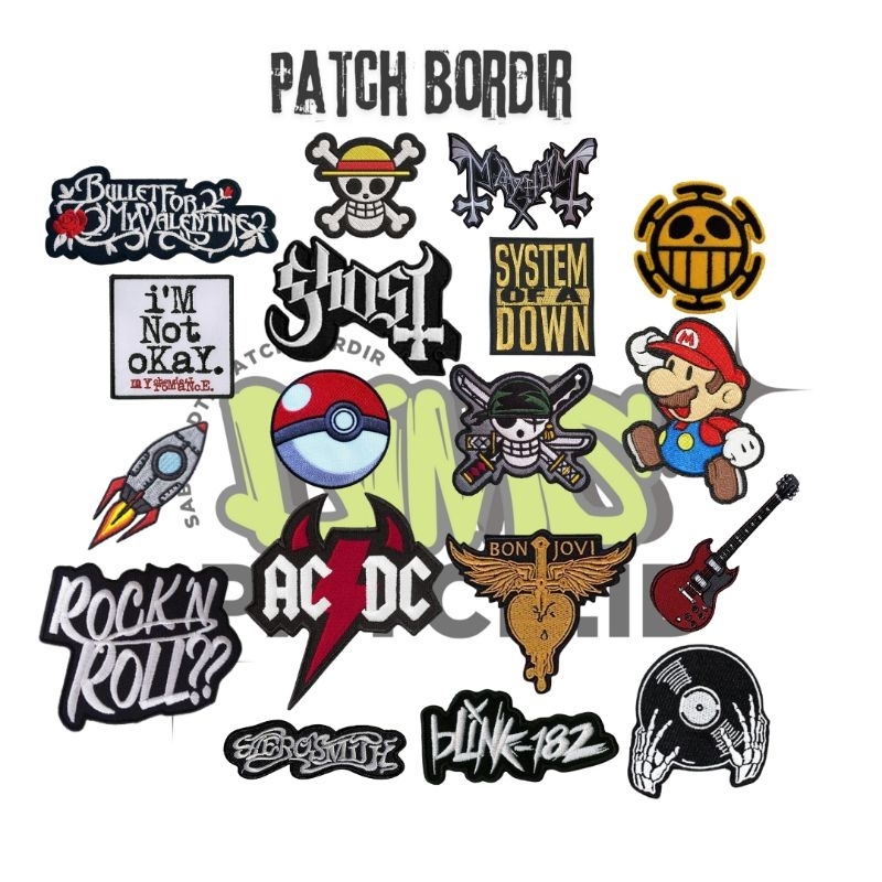 Cool and Cute Logo Emblem Sewing Embroidered Patches Premium Quality ...