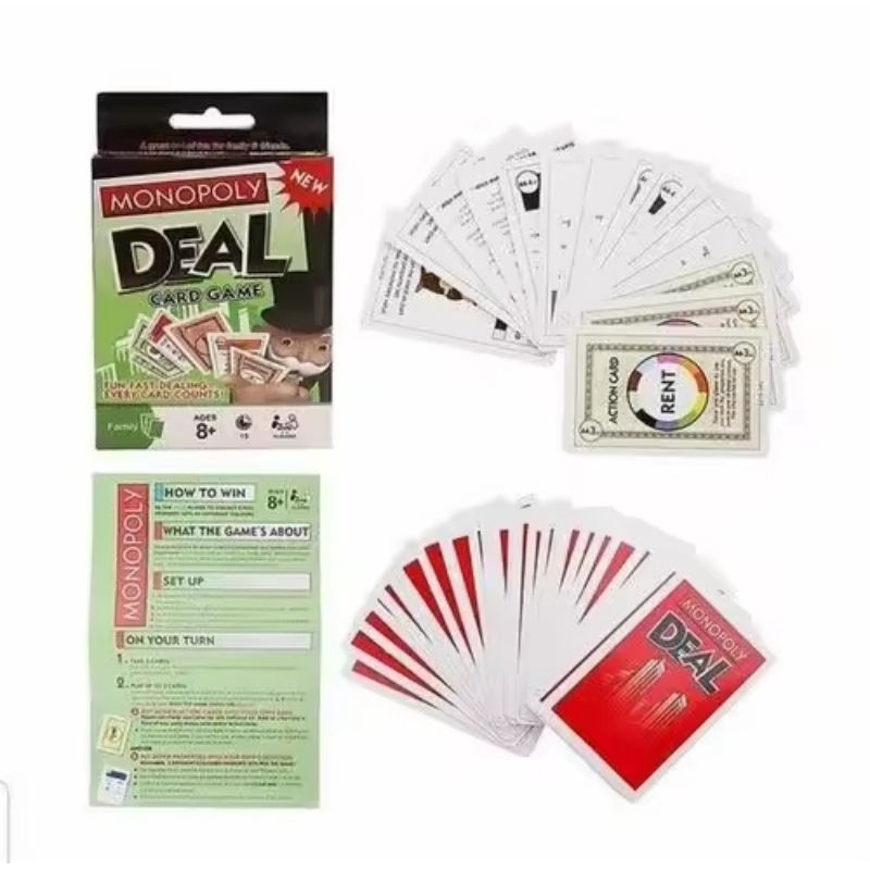 Monopoly toy deal card game | Shopee Philippines