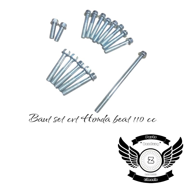 Honda beat 110 cc cvt block cover set bolts | Shopee Philippines