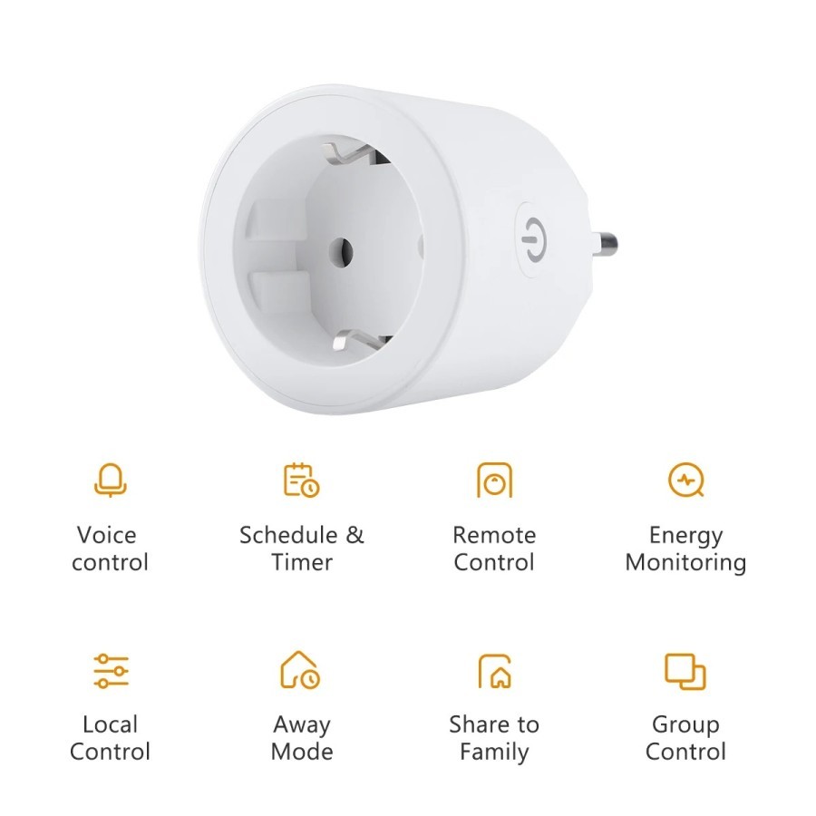 Imou Smart Plug CE1P | Bluetooth WiFi Voice Control Socket Plug ...