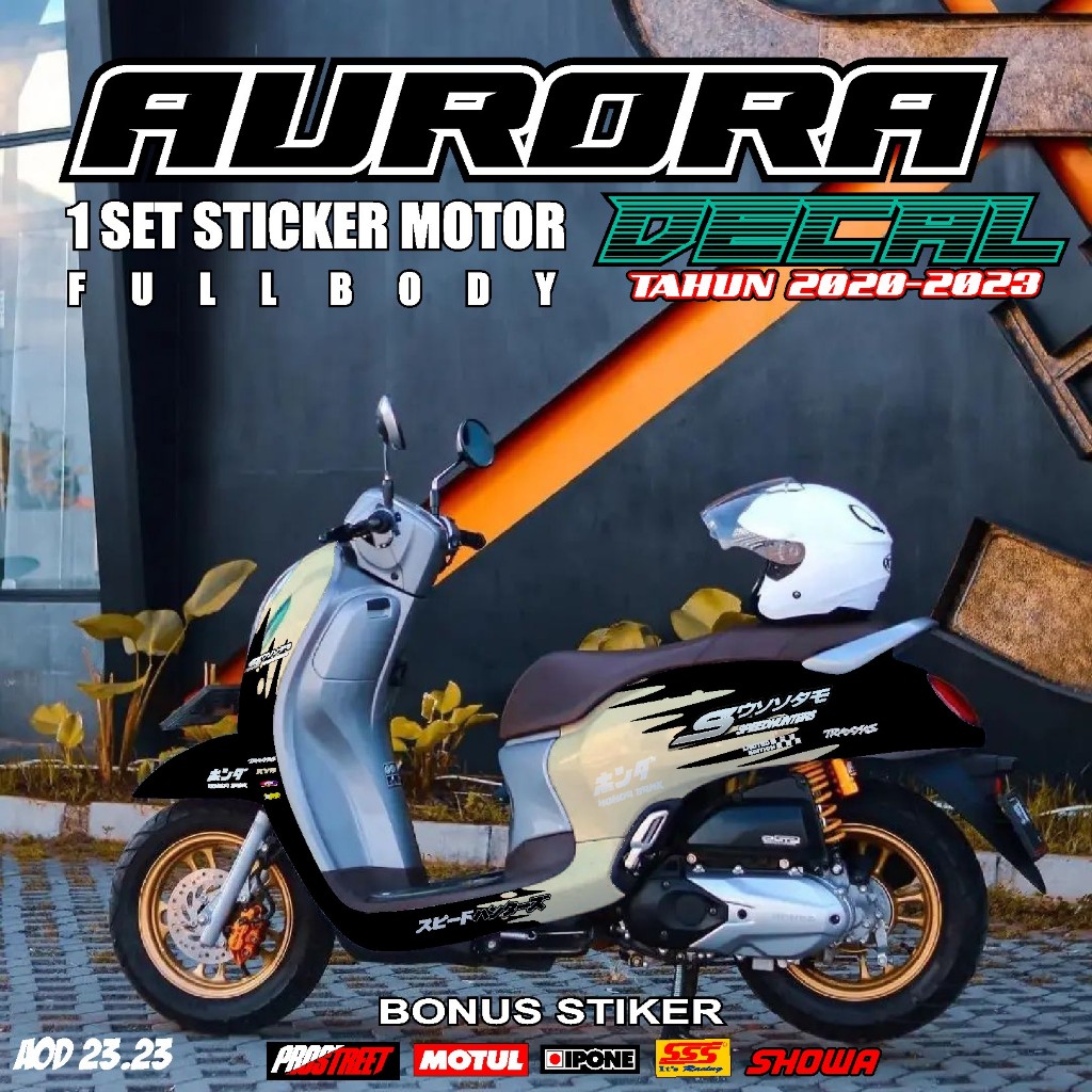 Decal Decal Sticker LATEST SCOOPY SCOOPY Sticker 2020-2021-2023 SOUTER ...