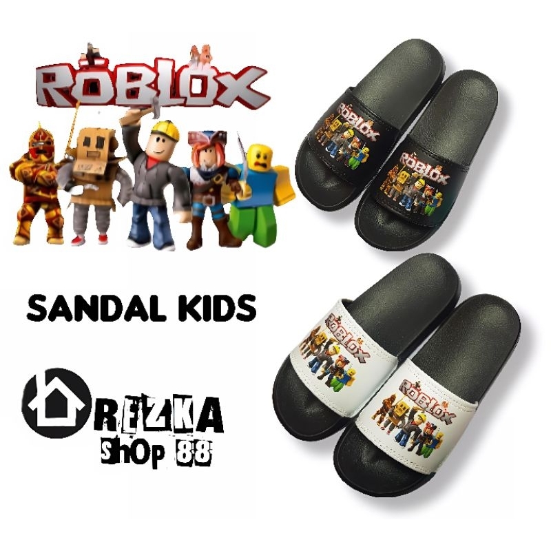 Roblox game online Character Children's Sandals | Shopee Philippines