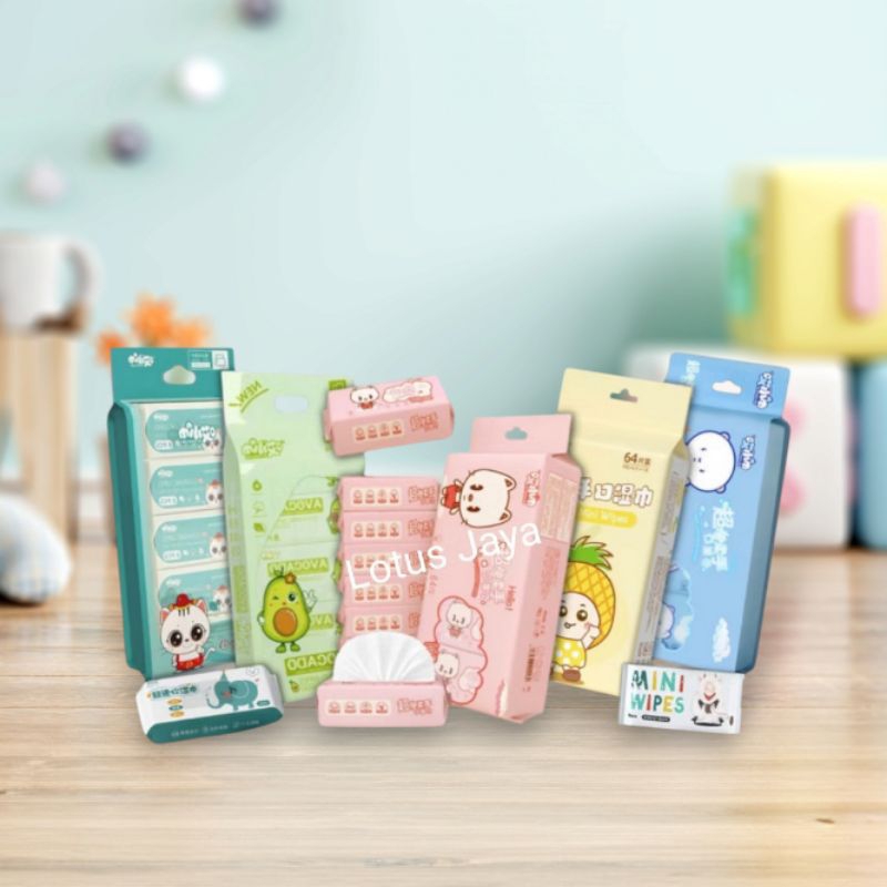 Mini Travel Pack Wet Tissues, 8 pcs | Shopee Philippines