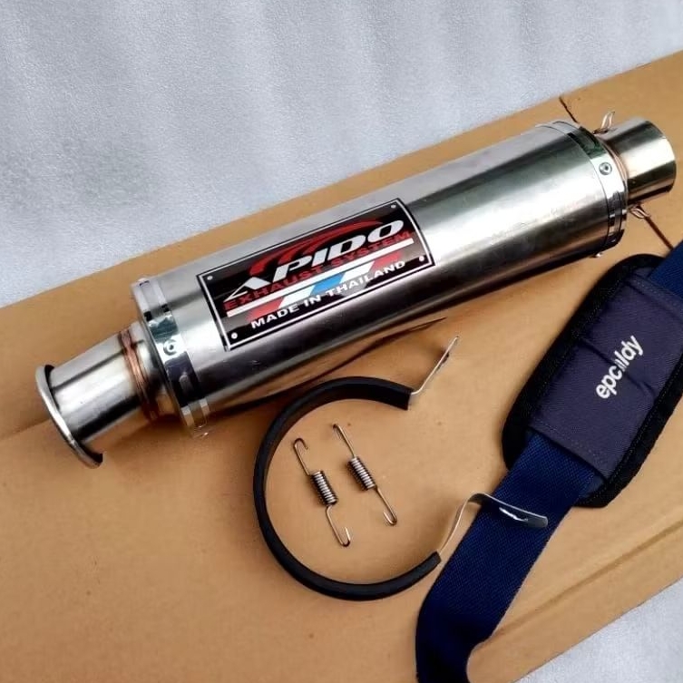 Stainless Exhaust/exoz/canister apido Thailand Exhaust only 51 mm inlet ...