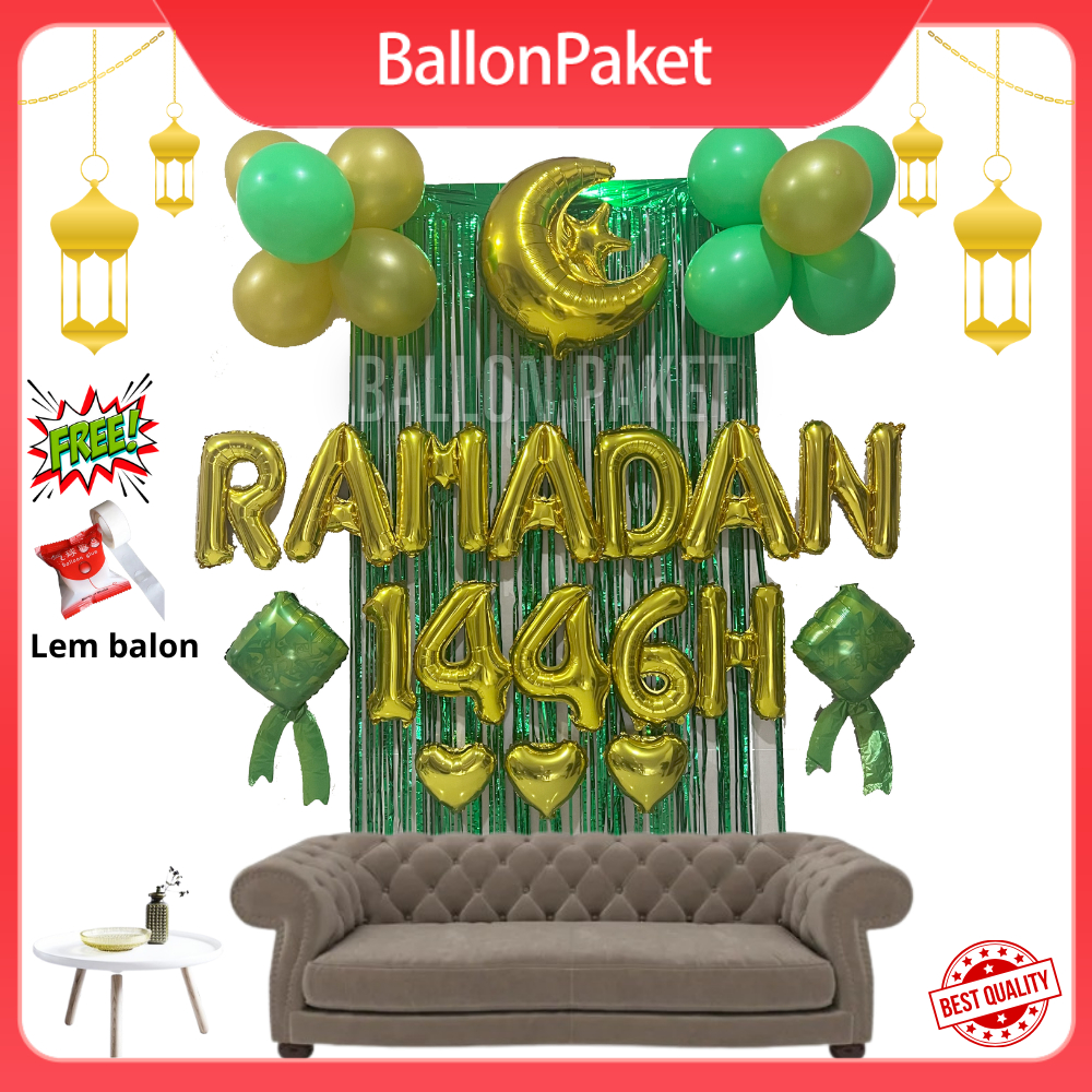 Balloon Set Ramadan Eid Al-Fitr Decorations Hari Raya Decorations ...