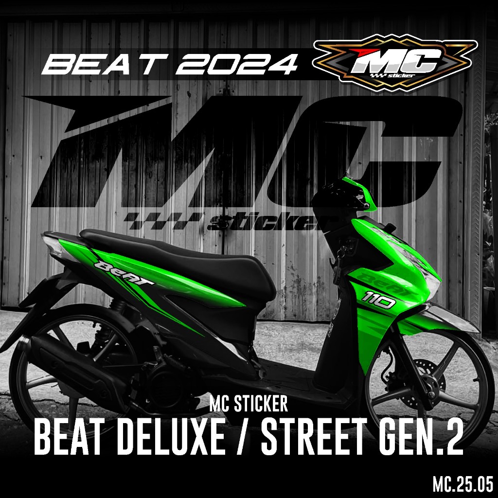 Decal Sticker Beat Deluxe Street New 2024 Full Body Sticker ...