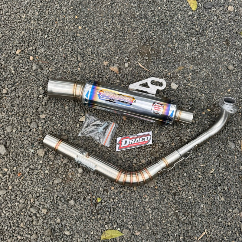Original Draco Exhaust Type Salemba Ticks Aerox Vario nmax beat mio ...