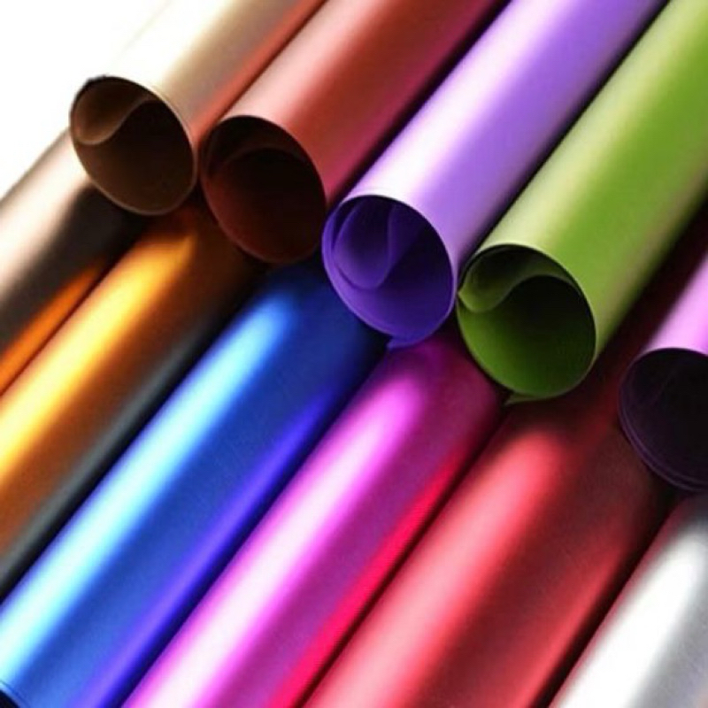 Cellophane METALLIC MATTE Florist Gift Paper - Flower Wrapping Paper ...