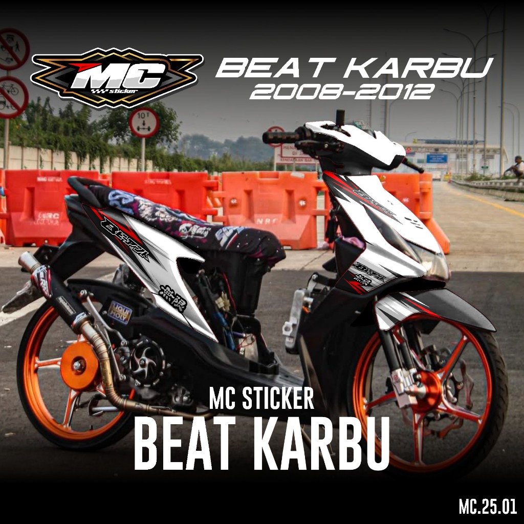 Decal Sticker Honda Beat Karbu 2008 2009 2010 2011 2012 Latest Full ...