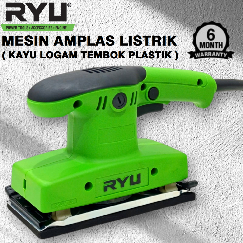 MESIN KAYU Ryu ROS 13-1A Orbital Sander HandSander Sanding Machine Wall ...