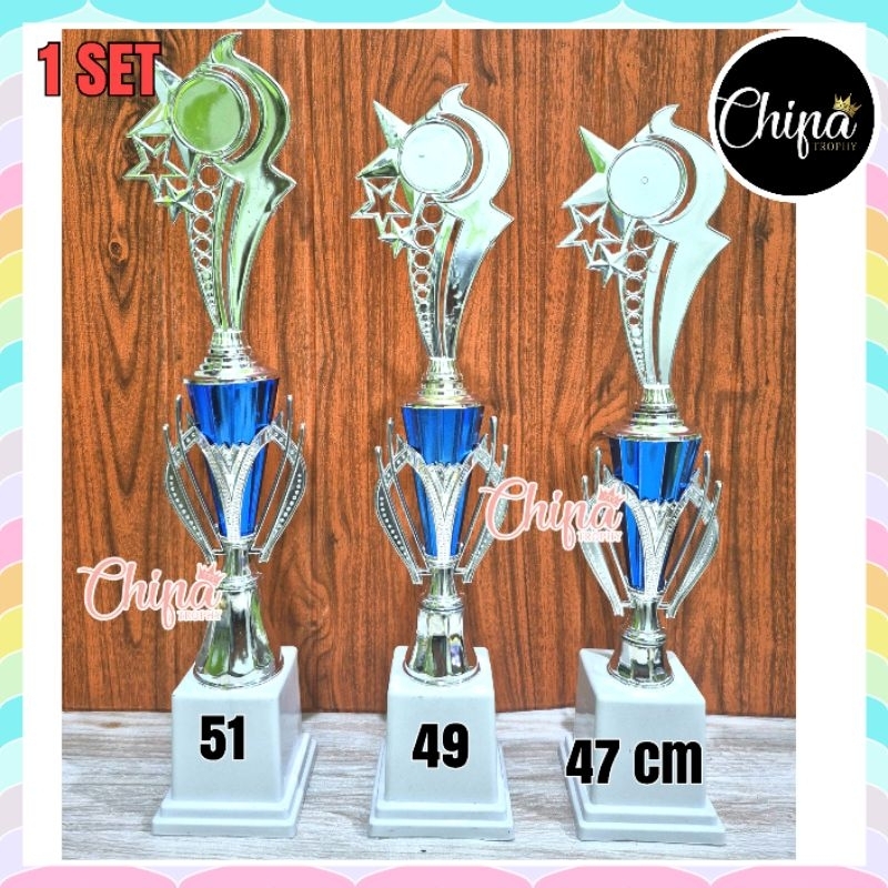 1 SILVER LEG CUP SET / SURPRISE COLOR TROPHY | Shopee Philippines