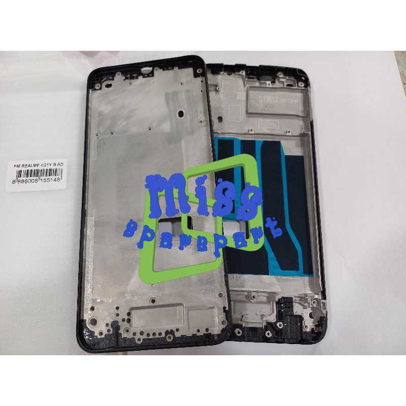 Lcd Frame Middle bone realme C21y midle plate coaster | Shopee Philippines