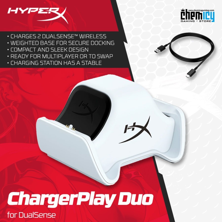 Hyperx ChargerPlay Duo Controller Charging for DualSense Wireless ...