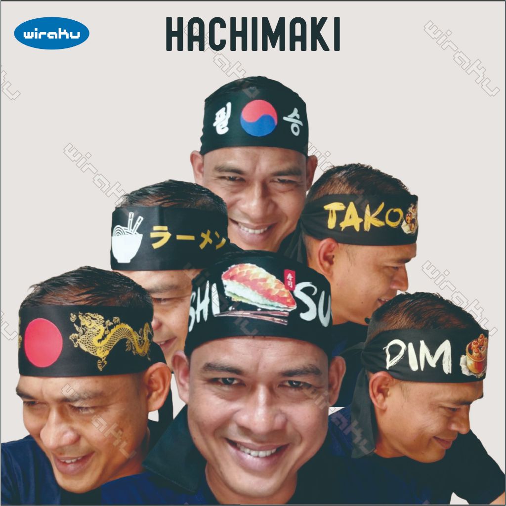Hachimaki Japanese headband for business identity headband exhibition ...