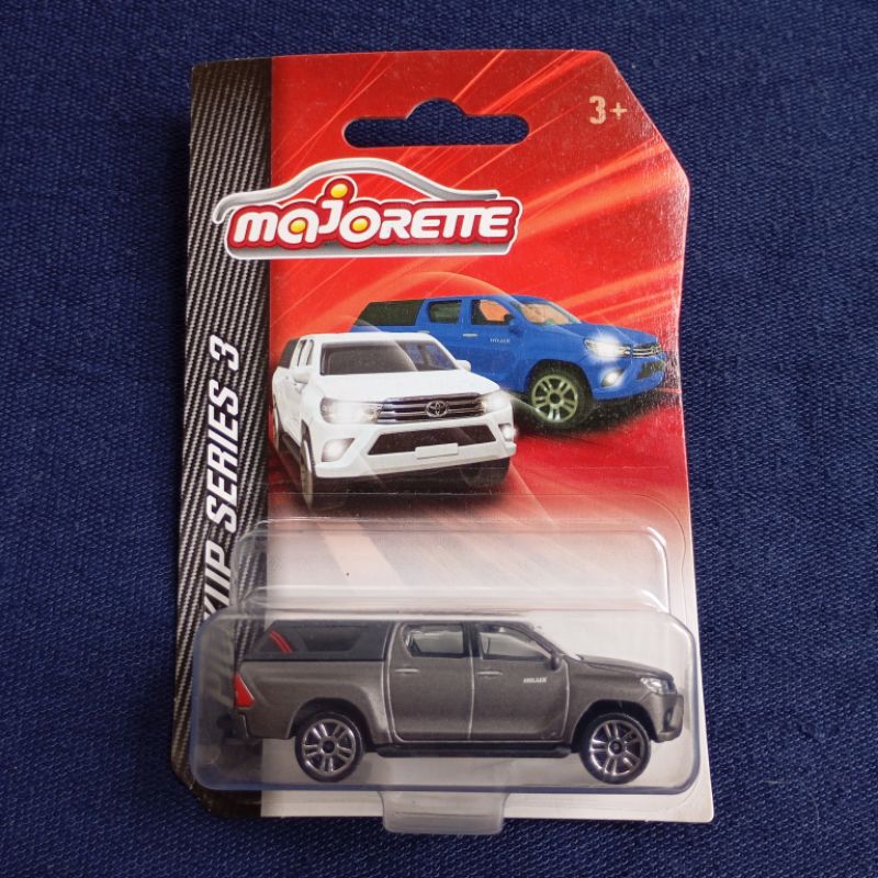 Diecast Majorette Mjrt Pickup Series 3 Toyota Hilux Dark Gray | Shopee ...