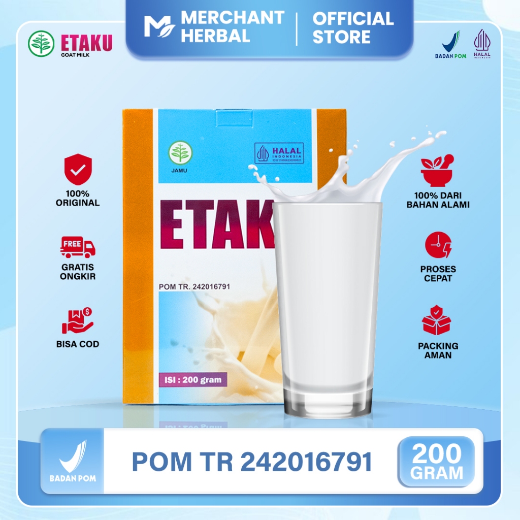 Herbal Merchant - ETAKU Goat Milk Pure Etawa Goat Milk Powder Already ...