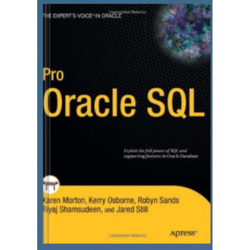 BOOK Pro Oracle SQL (Expert's Voice in Oracle) | Shopee Philippines
