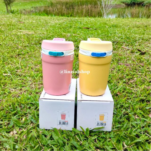 Locknlock FreeSip Dual One Touch Tumbler 320ML Insulated Stainless ...