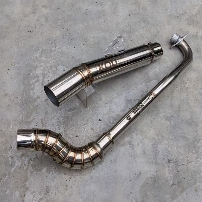 Kou Mahachai super open 1 set big elbow canister stainless for raider j ...