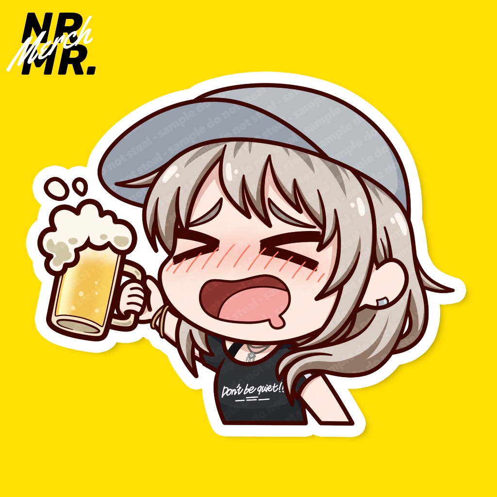 Kawaragi Momoka Drunk Chibi Sticker Girls Band Cry Togenashi Togeari ...