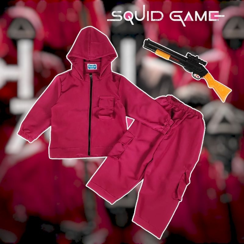 Squid Game Guard Costume / Squid Game Shirt / Children's Squid Game ...