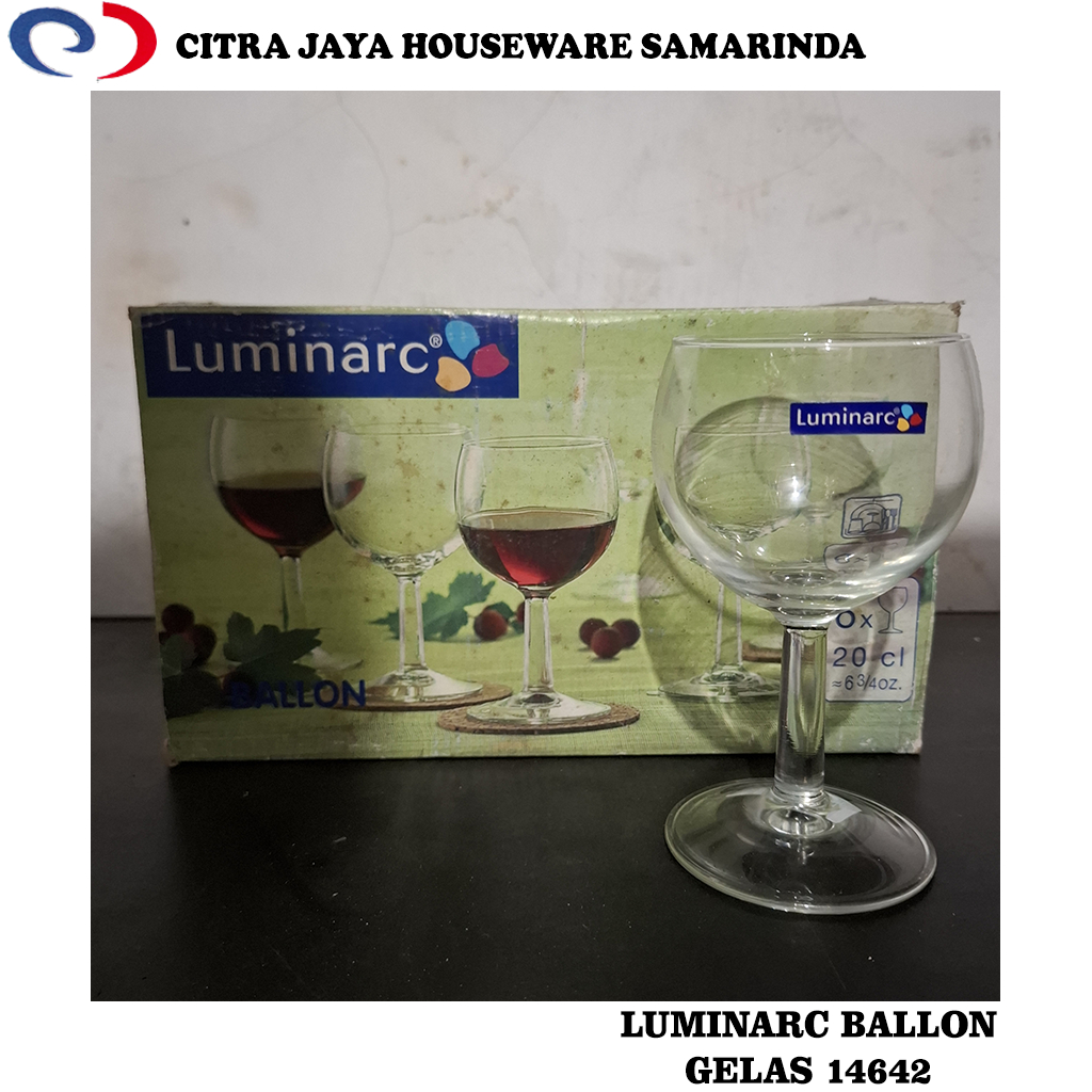 Luminarc Balloon Glass Cups 14642 Per Box (6 Pcs) | Shopee Philippines
