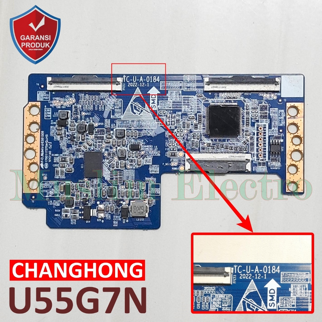 Tcon LED Android TV Changhong U55G7N Pro 55G7N TC-UA-0184 | Shopee ...
