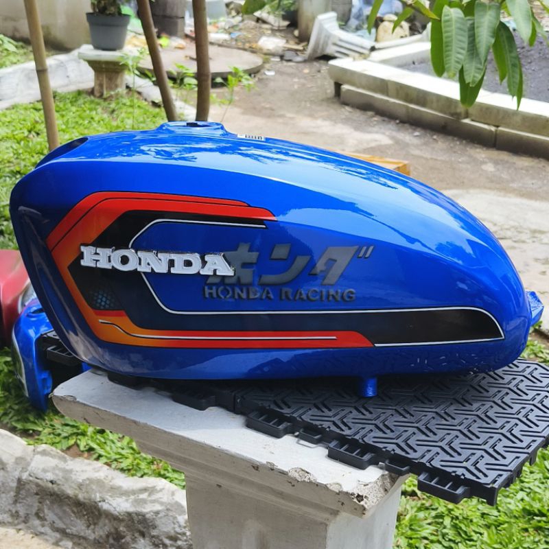 Cb125 blue HRC V2 tank/tank body made of thick galvanized, good smooth ...