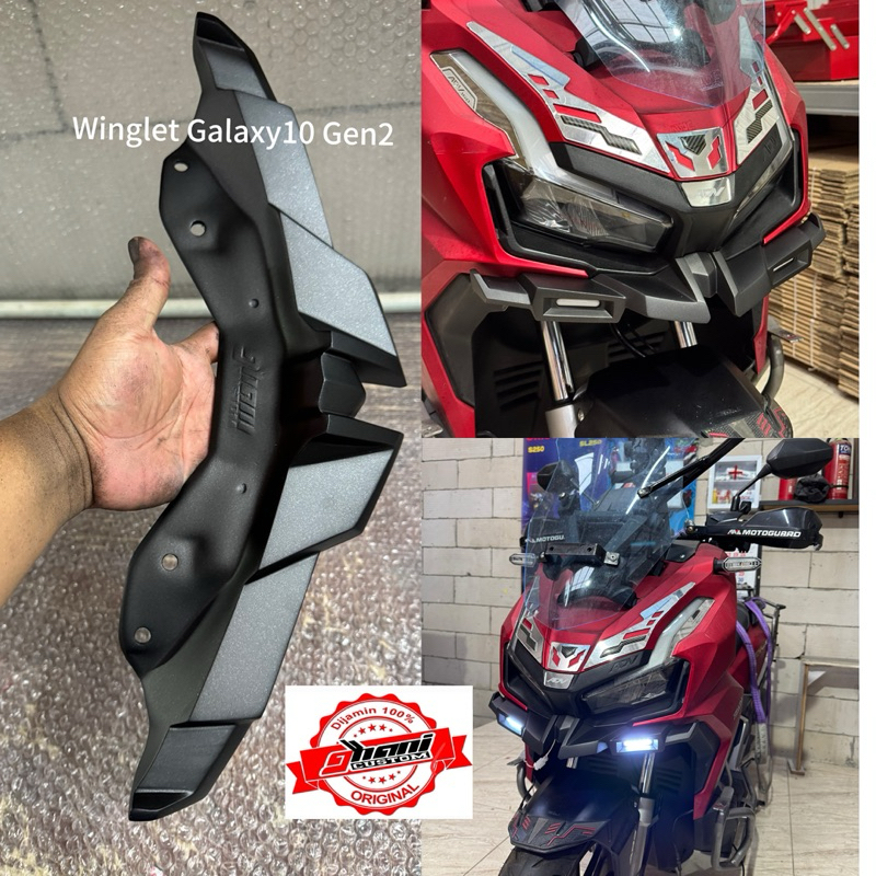 Winglet GALAXY10 Gen2 for Honda ADV 160 150 by ghanicustom | Shopee ...