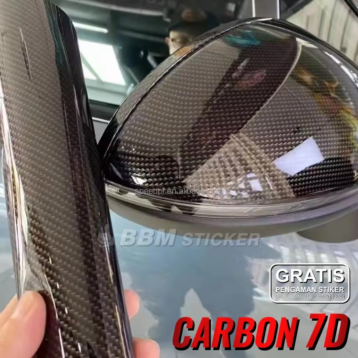 6D Carbon Fiber 7D Wrap Sticker Hexagonal Car Motorcycle Decal | Shopee ...