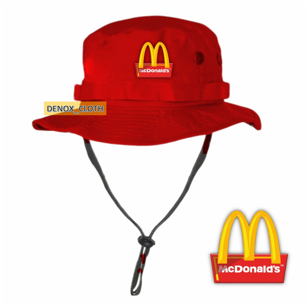 McDonals MCD jungle buckethat hats for men and women, teenagers, adults ...