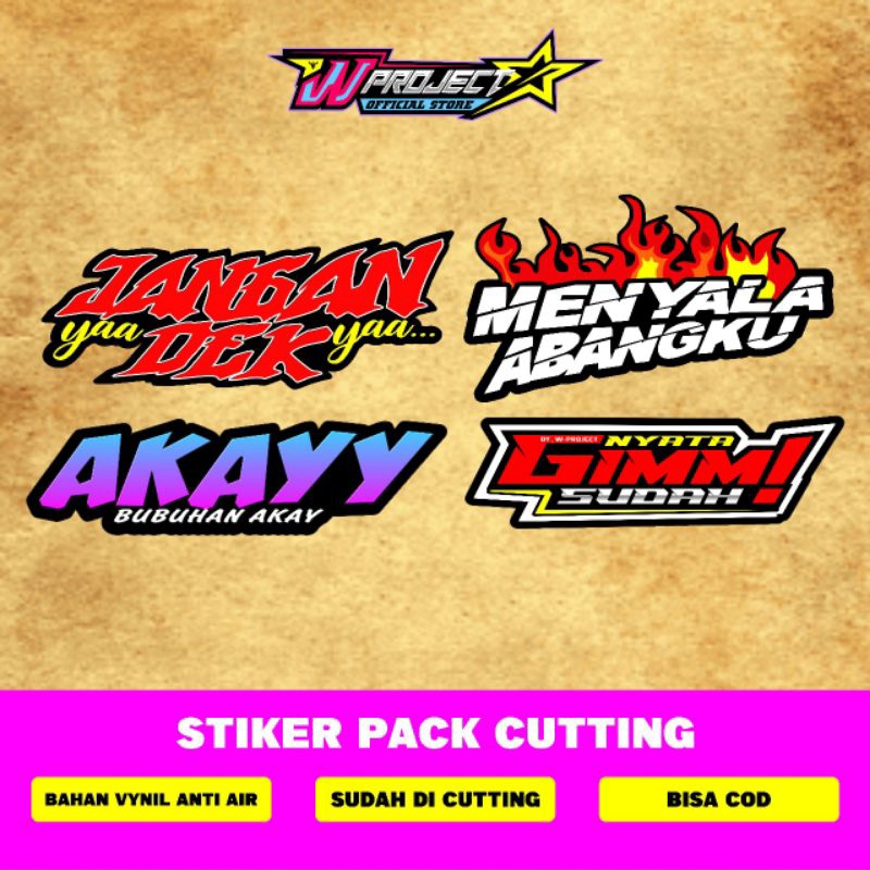 Sticker PACK LATER AKAY CUTTING VIRAL | Shopee Philippines