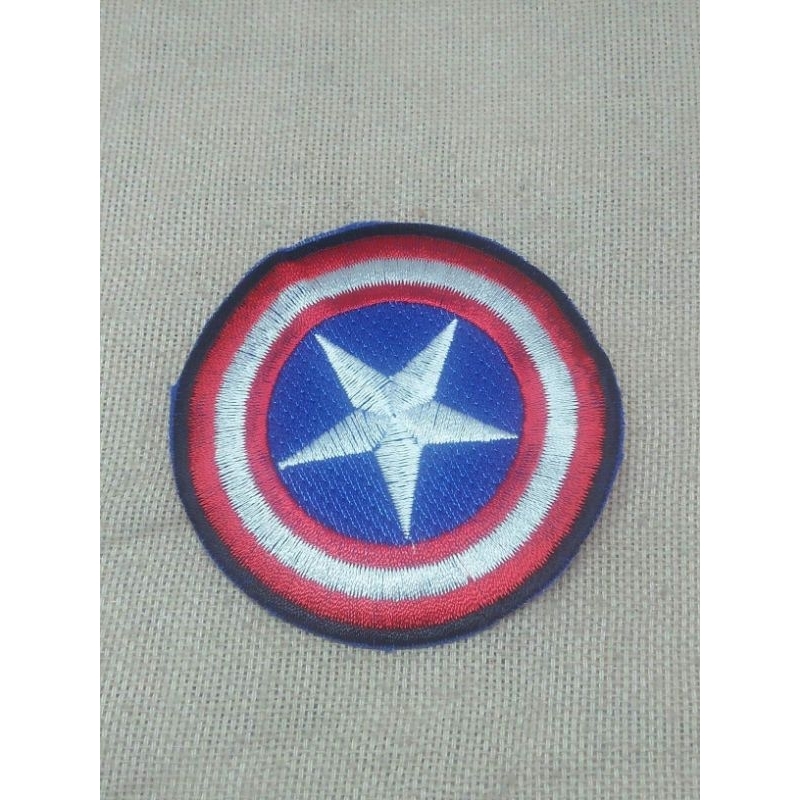 Captain America patch embroidered Captain America shield for hats bags ...