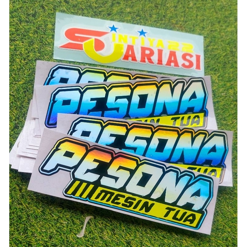 MESIN Newest STICKER PESONA OLD MACHINE CUTTING STICKER | Shopee ...