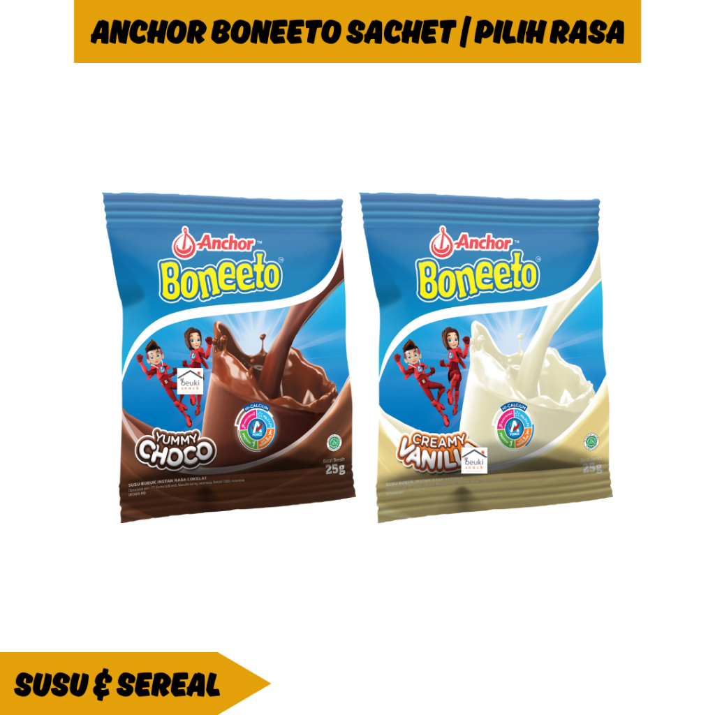 Anchor Boneeto Milk Sachets Various Flavors Choose from | Shopee ...