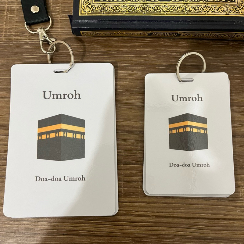 (Plain Design) Umrah Prayer Book | Mini Note Umrah Card | Flashcard ...