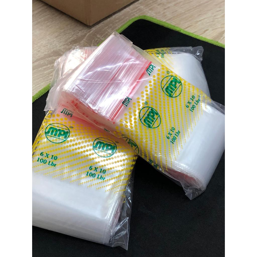 Plastic Ziplock Clip Size 6x10 cm 1 pack contains 100 pcs | Shopee ...