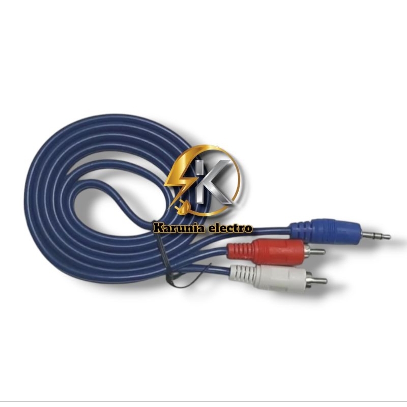 Rca to mini stereo cable 2 jack rca to mini stereo 3.5mm cable | Shopee ...