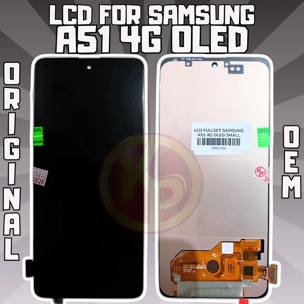 Lcd + TOUCHSCREEN SAMSUNG A51 4G / A515 OLED SMALL [ FINGER ON ...