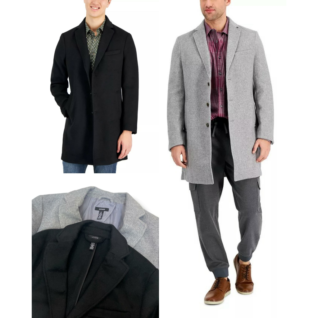 Alfani Men's Bruno Coat - 7196 | Shopee Philippines