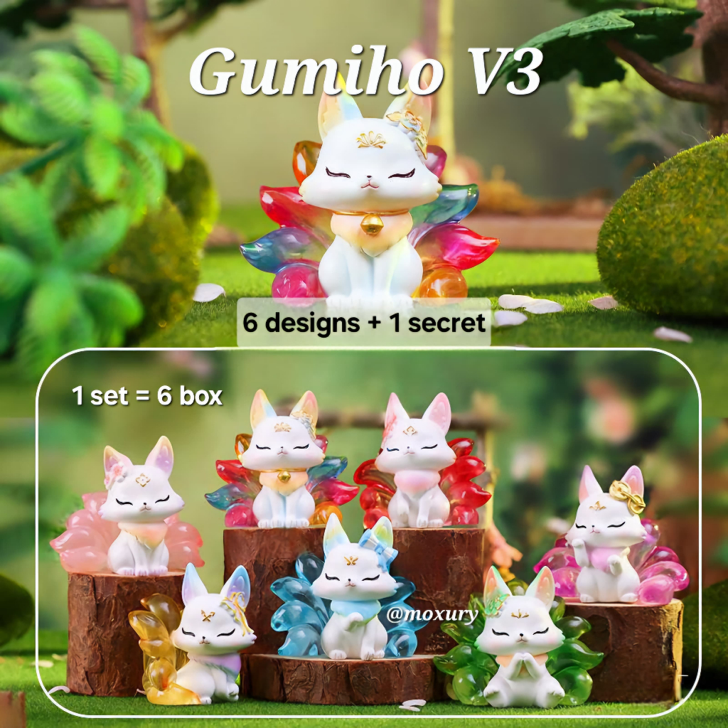 Moxury - Blind Box Fox Nine Tailed V3 || Mini Secret Blind Box Figures ...