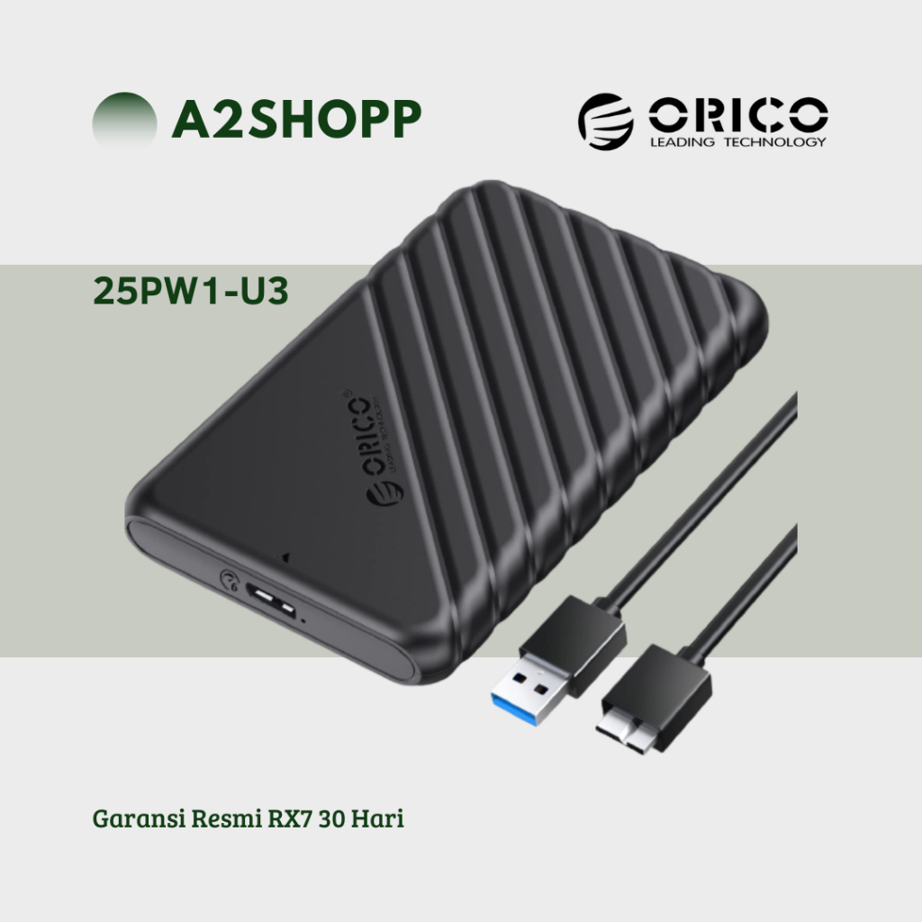 Orico 25PW1-U3-BK 2.5-Inch HDD/SSD Enclosure Official Guarantee | Shopee Philippines
